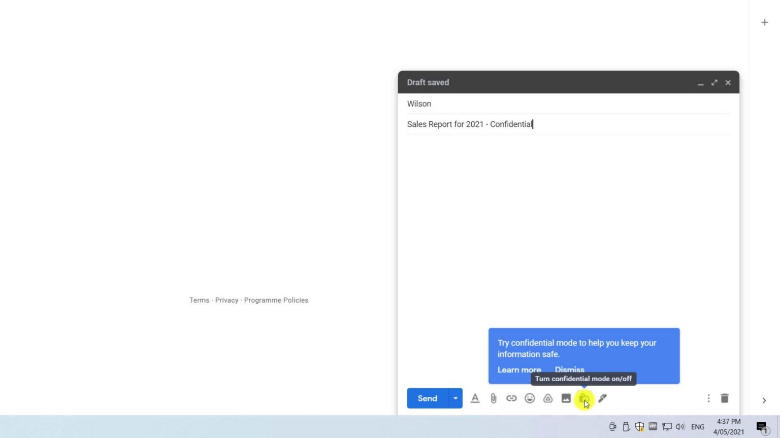 How To Send Encrypted Email in Gmail