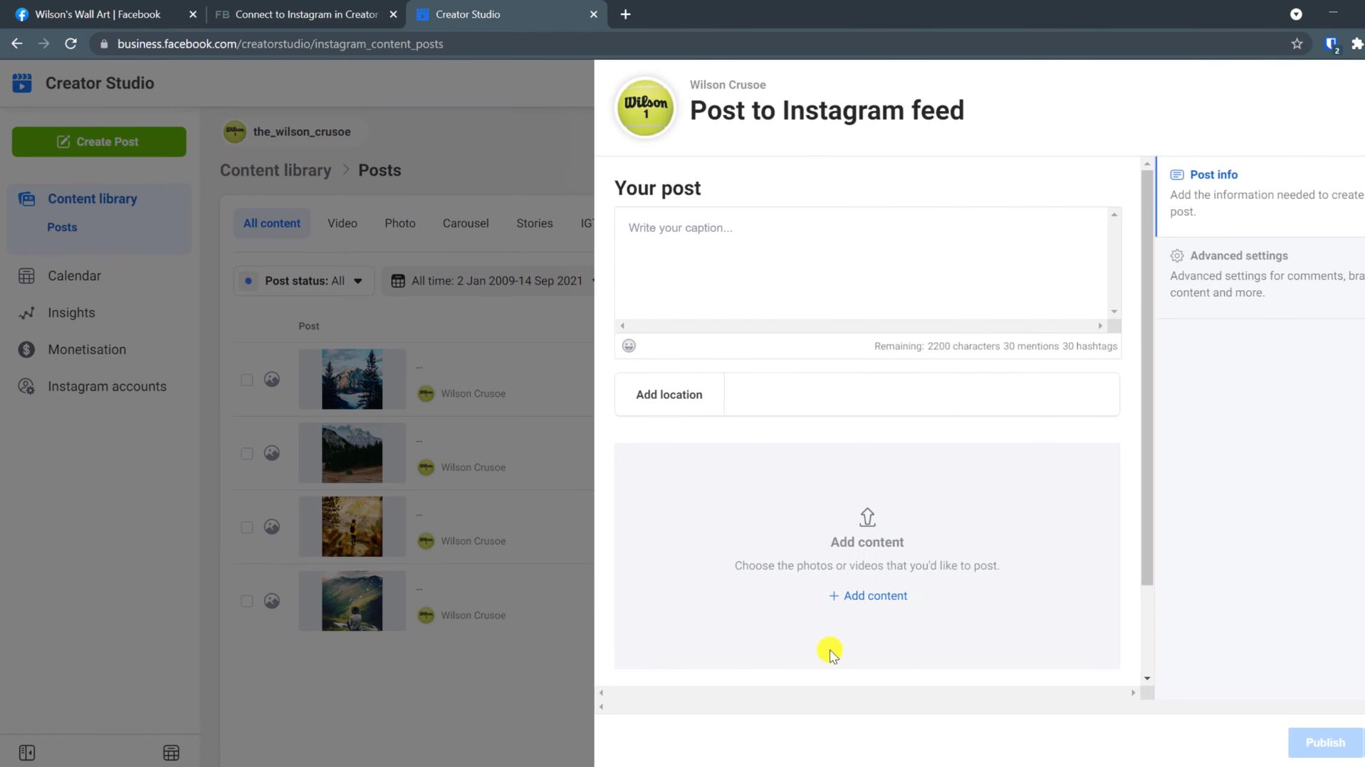 How to Upload Instagram from a Computer